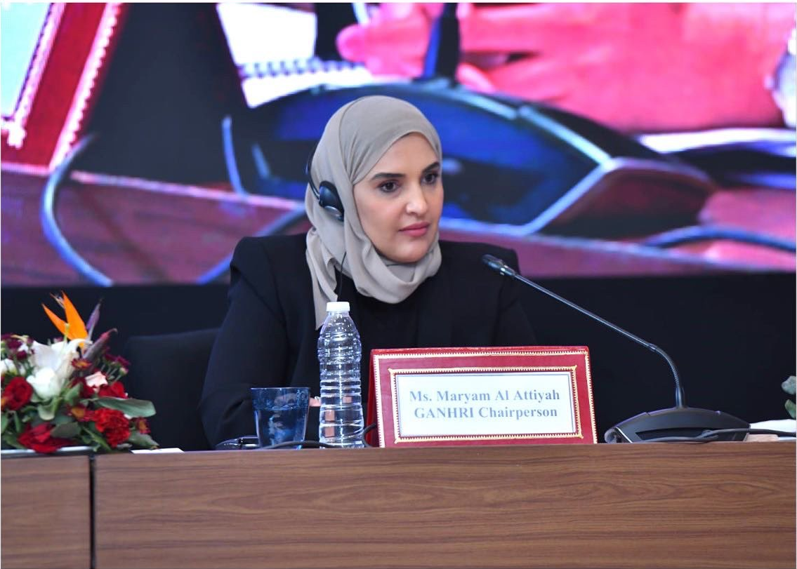 مريم العطية تؤكد أهمية دعم وحماية المؤسسات الوطنية لحقوق الإنسان لتتمتع بالقوة والاستقلالية ...